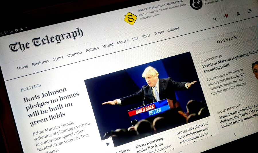 Telegraph caught with trousers down on data security - DecisionMarketing